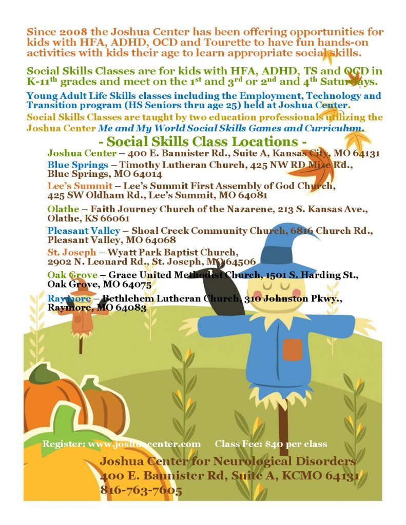 Social Skills Program | Joshua Center